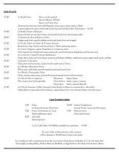 Menu | Luc\'s Café Restaurant in Ridgefield, CT